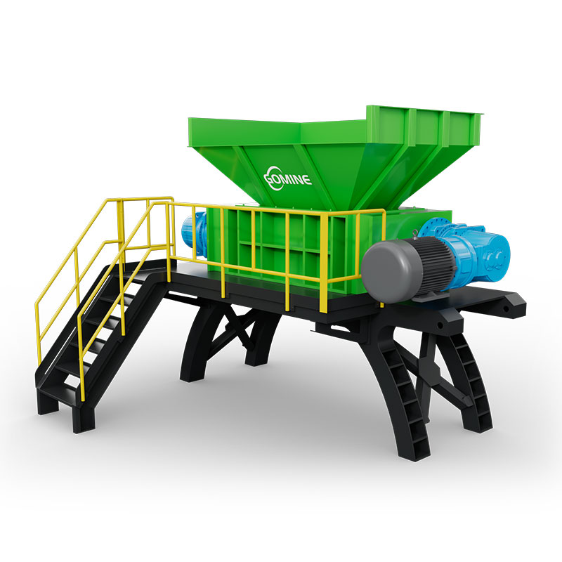 Heavy Duty Twin Shaft Shredder - Gomine Recycling Machinery