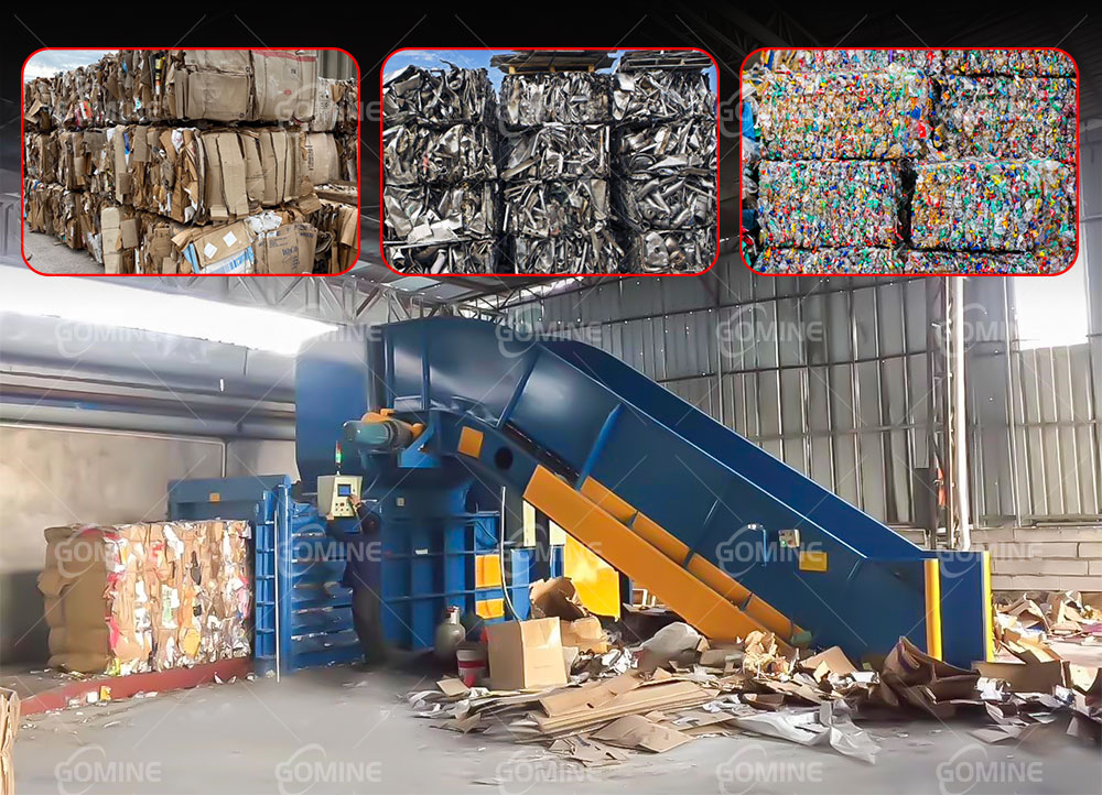 Horizontal Baler - Gomine Recycling Machinery