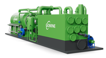 Structure Composition of A Plastic Pyrolysis Plant - Gomine Recycling ...