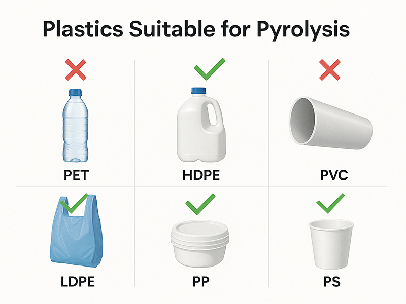 What Types of Plastic Are Suitable for Pyrolysis? - Gomine Recycling ...