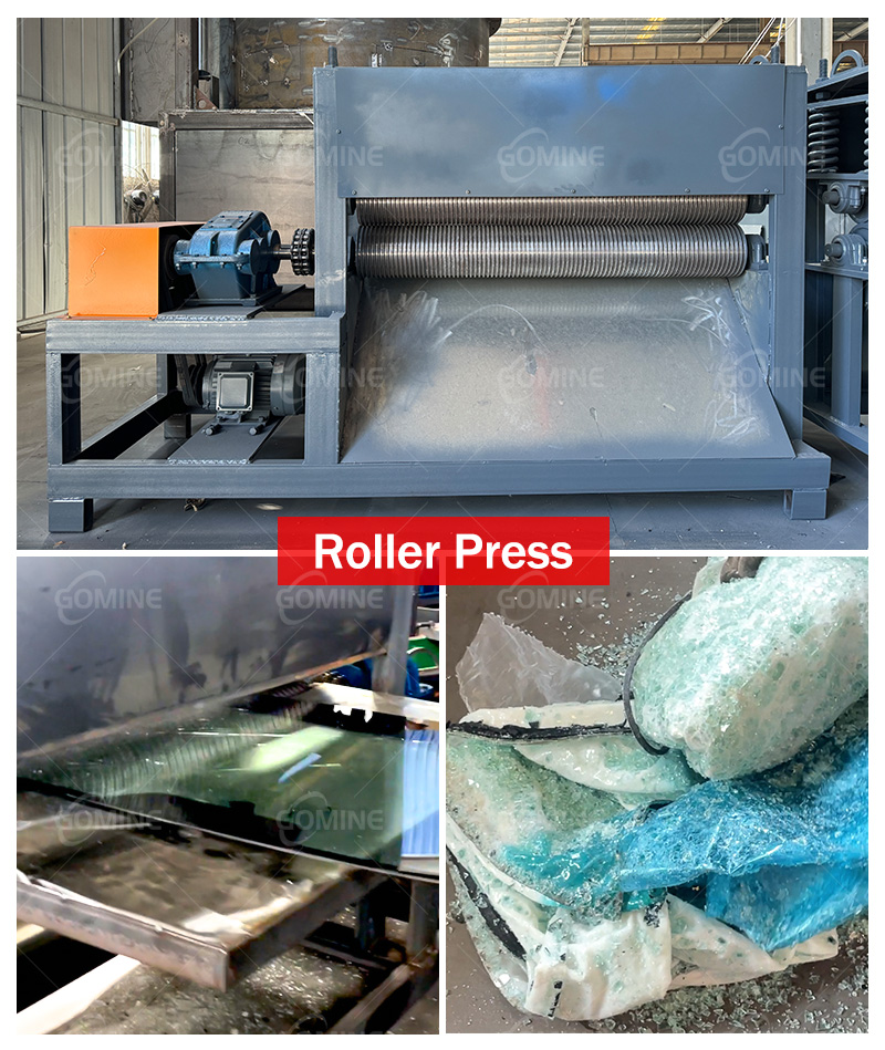 Windshield PVB Film Separator Machine - Gomine Recycling Machinery